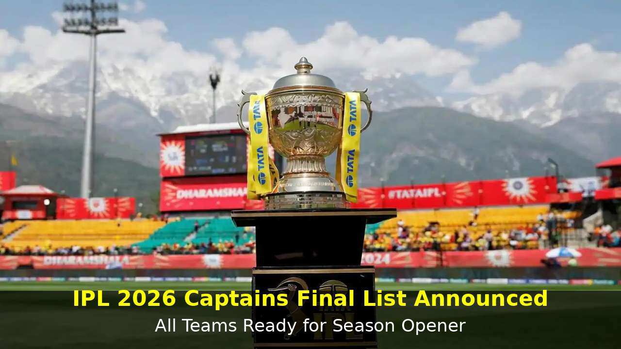 IPL 2026 Team Captains Final List Revealed Ahead of Season Start - The ...