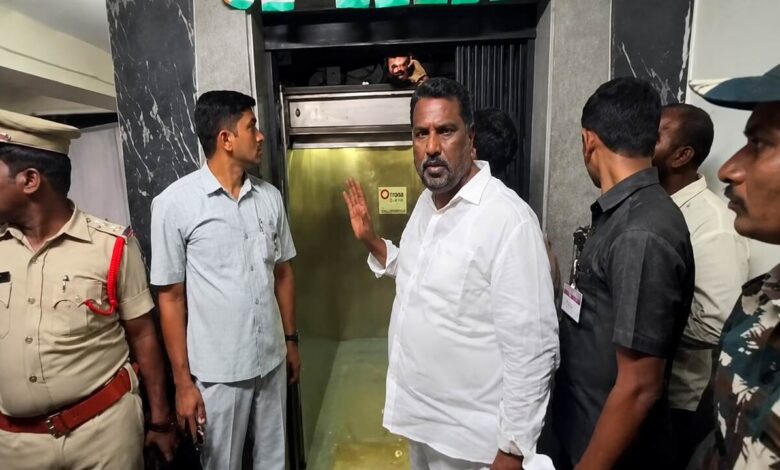 Telangana Minister Escapes Injury After Hospital Lift Falls in ...